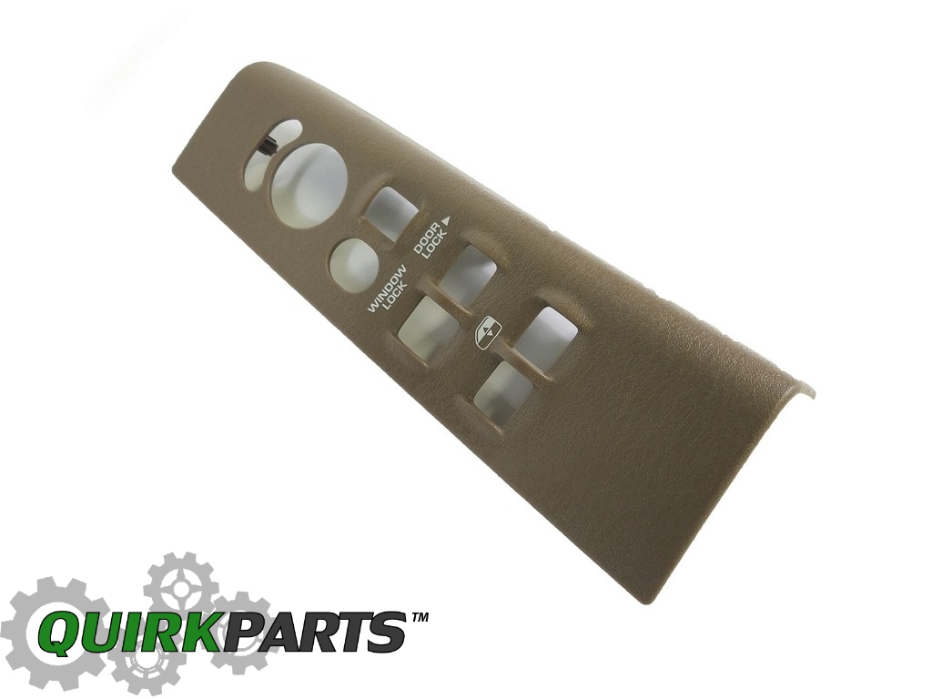 OEM MOPAR FRONT LEFT POWER WINDOW DOOR LOCK SWITCH BEZEL 01-03 DODGE ... OEM MOPAR FRONT LEFT POWER WINDOW DOOR LOCK SWITCH BEZEL 01-03 DODGE ...